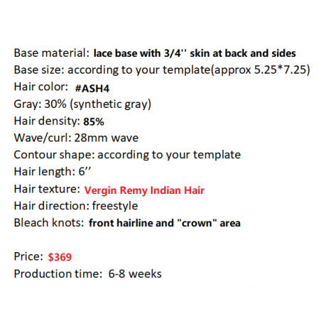 Custom Made Hair System